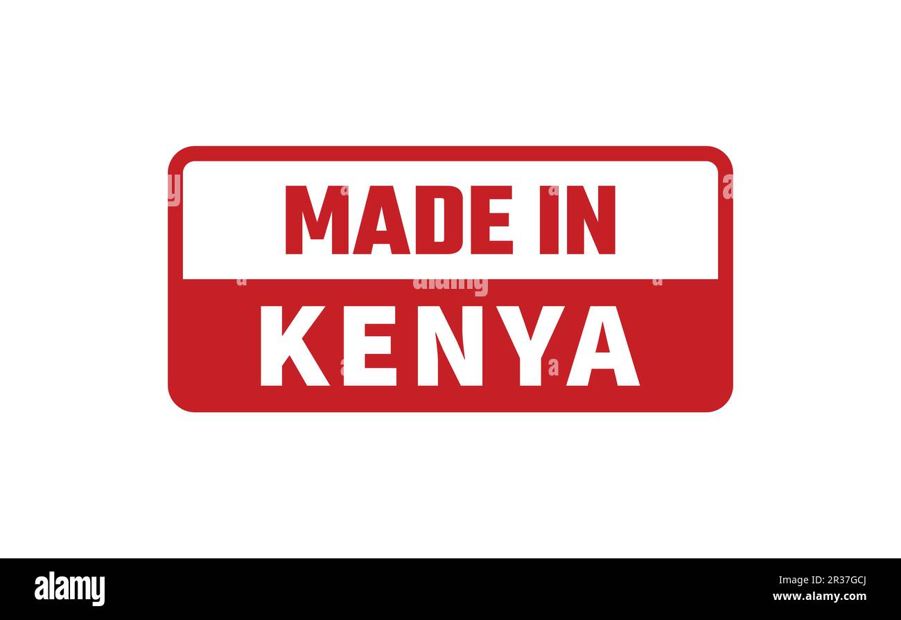 Made In Kenya Rubber Stamp Stock Vector Image & Art - Alamy