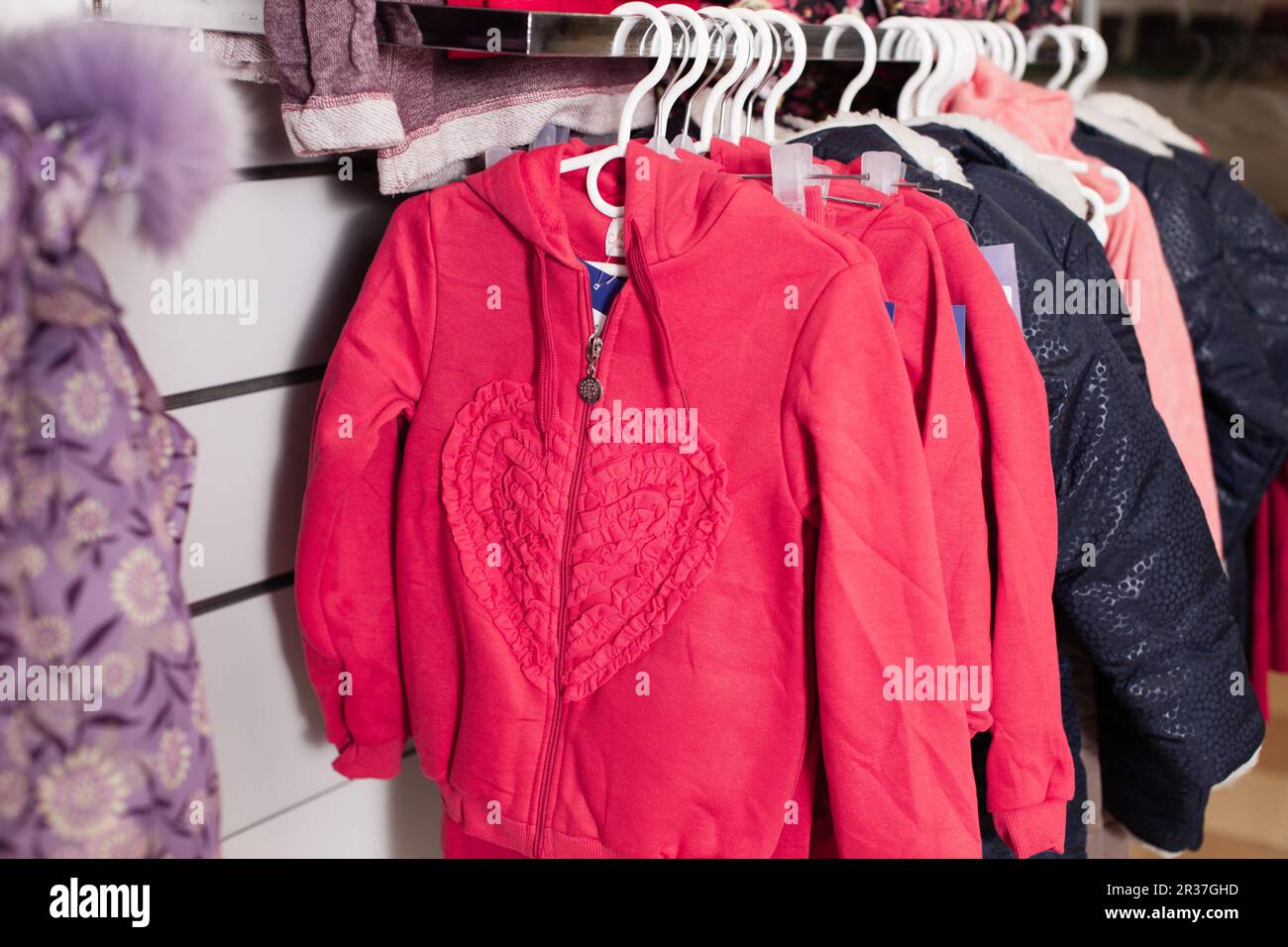 Trendy clothing shop Stock Photo - Alamy