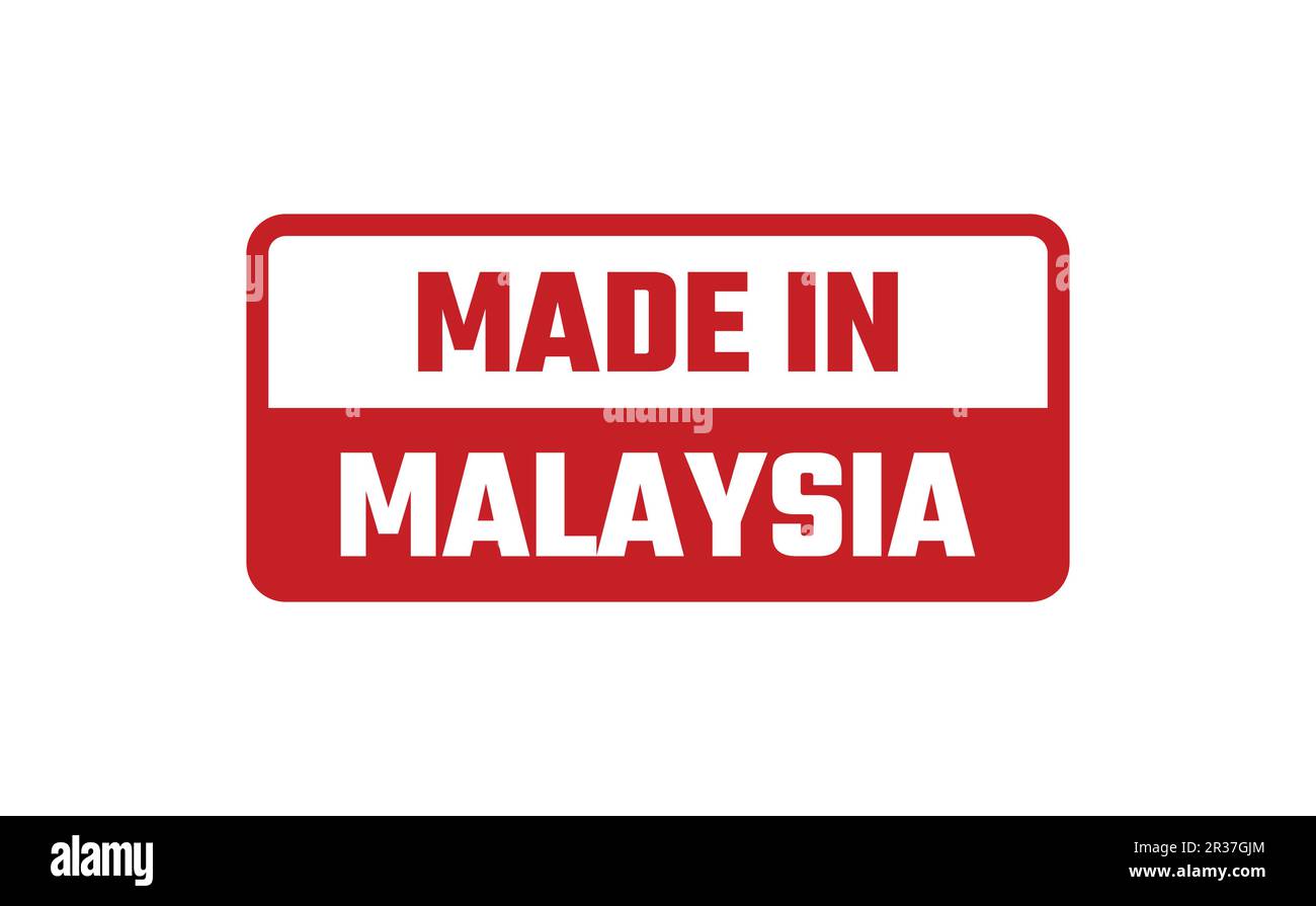 Made In Malaysia Rubber Stamp Stock Vector Image & Art - Alamy