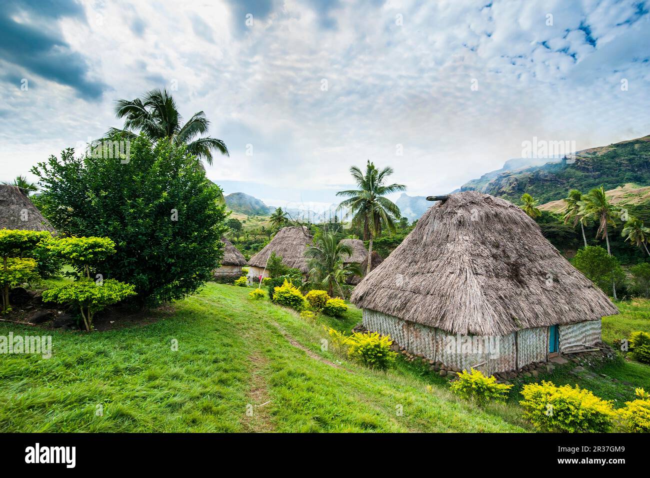 Fiji village hi-res stock photography and images - Alamy