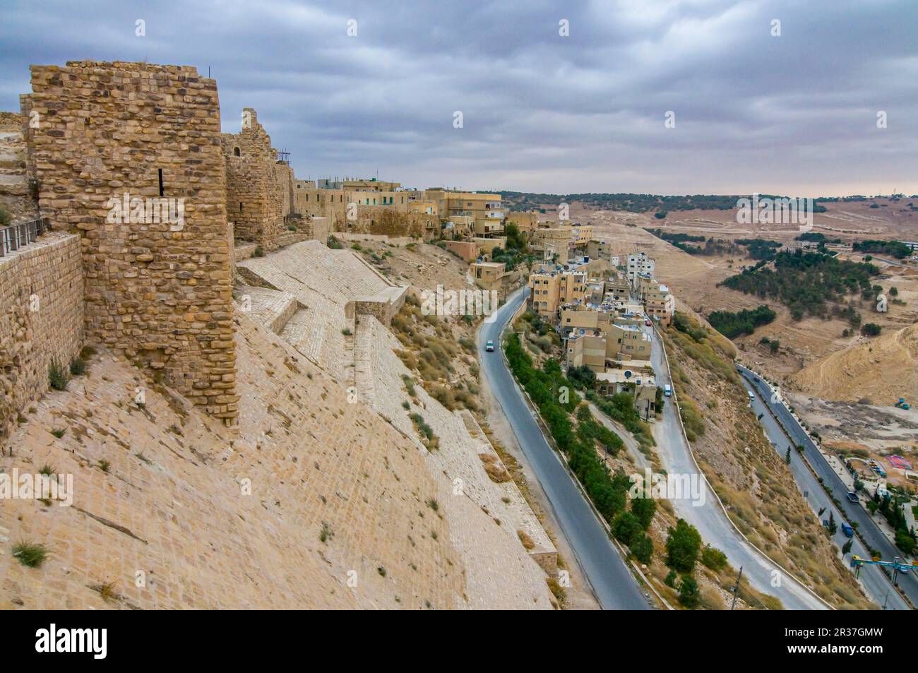Castle of Karak, Jordan Stock Photo - Alamy