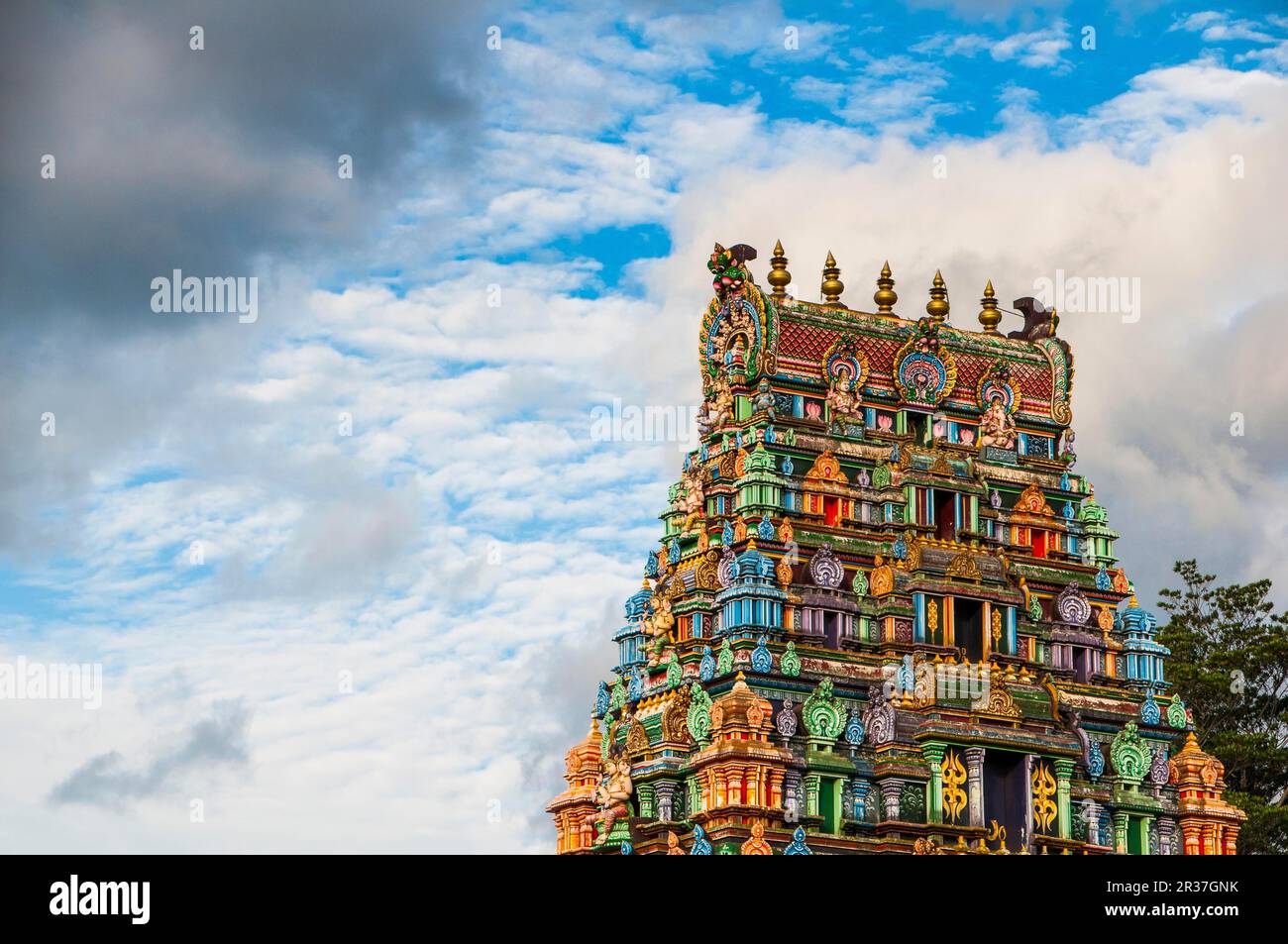 Sri Siva Subramaniya hindu temple, Nadi, Viti levu, Fiji Stock Photo ...