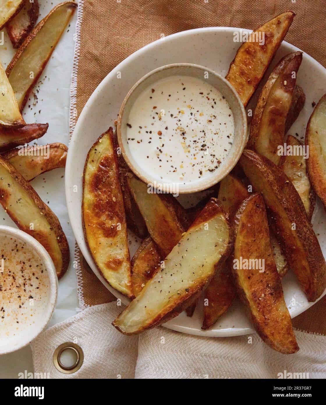Chipped potato hi-res stock photography and images - Alamy