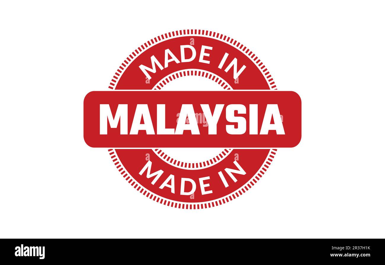 Made In Malaysia Rubber Stamp Stock Vector Image & Art - Alamy