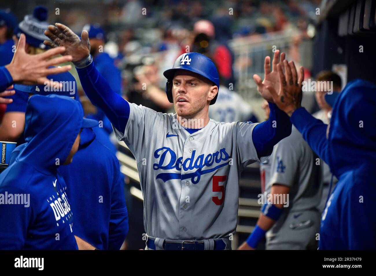 Atlanta, GA, USA. 22nd May, 2023. Los Angeles Dodgers first baseman ...