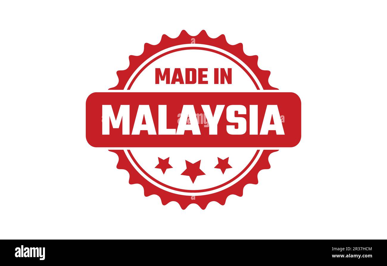 Made In Malaysia Rubber Stamp Stock Vector Image & Art - Alamy