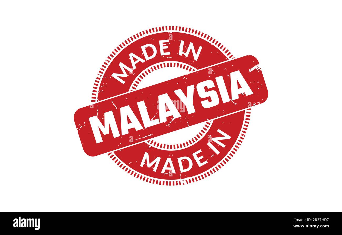 Made In Malaysia Rubber Stamp Stock Vector Image & Art - Alamy