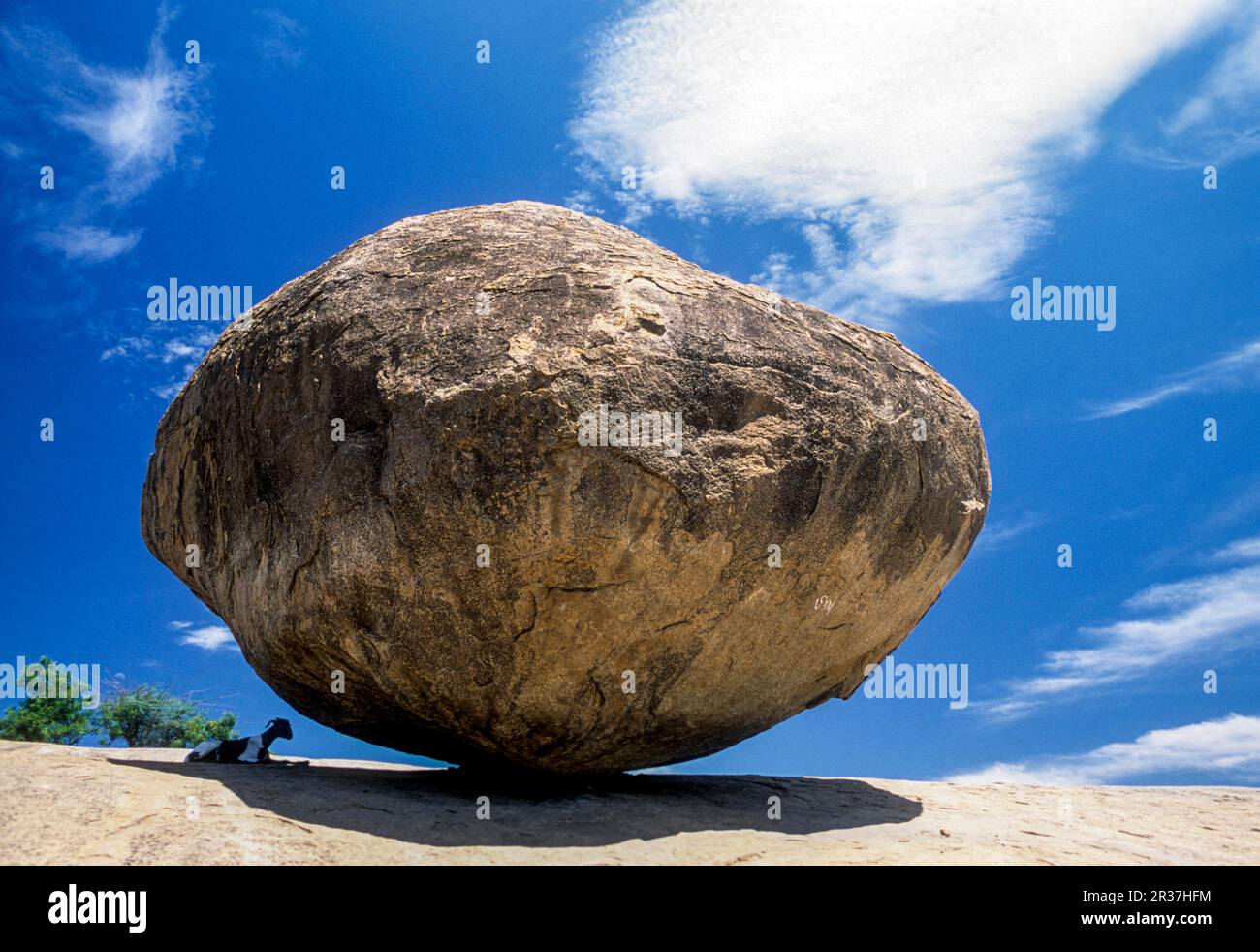 Krishna's butter ball natural boulder in Mahabalipuram Mamallapuram ...