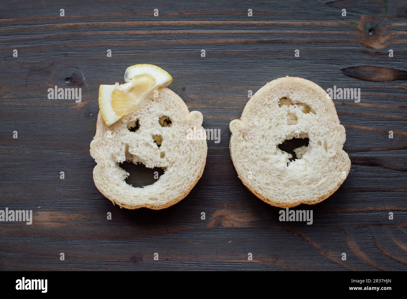 Faces from bread Stock Photo - Alamy