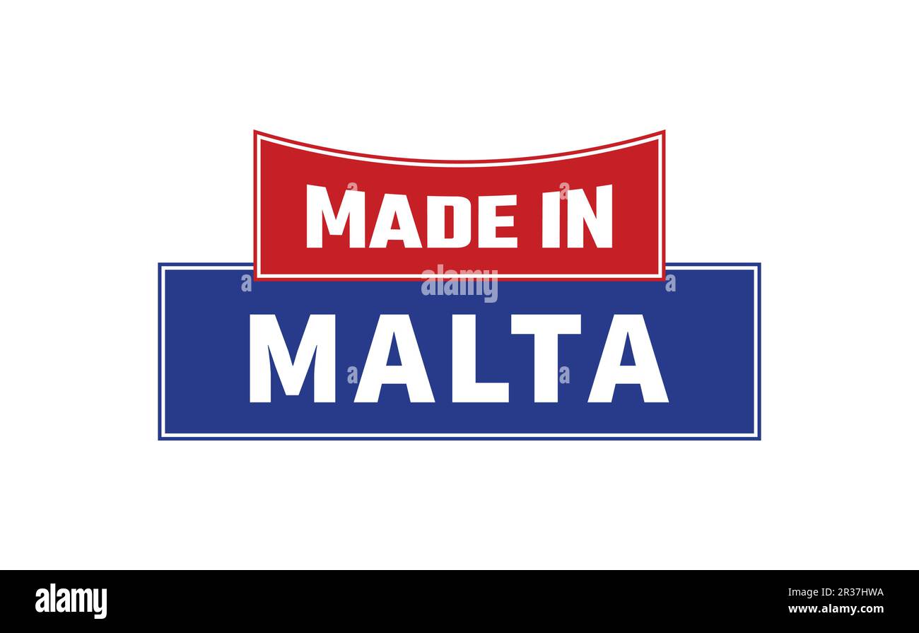 Made In Malta Seal Vector Stock Vector Image & Art - Alamy