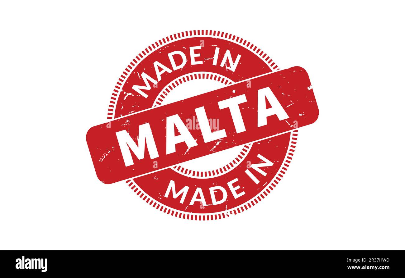 Made In Malta Rubber Stamp Stock Vector Image & Art - Alamy