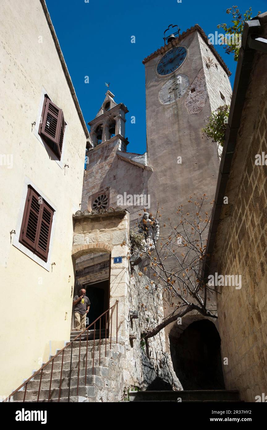 Church of the Holy Spirit and Clock Tower, Adriatic Sea, Holy Spirit ...