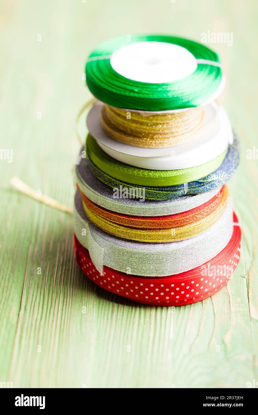 Satin rolls hi-res stock photography and images - Alamy