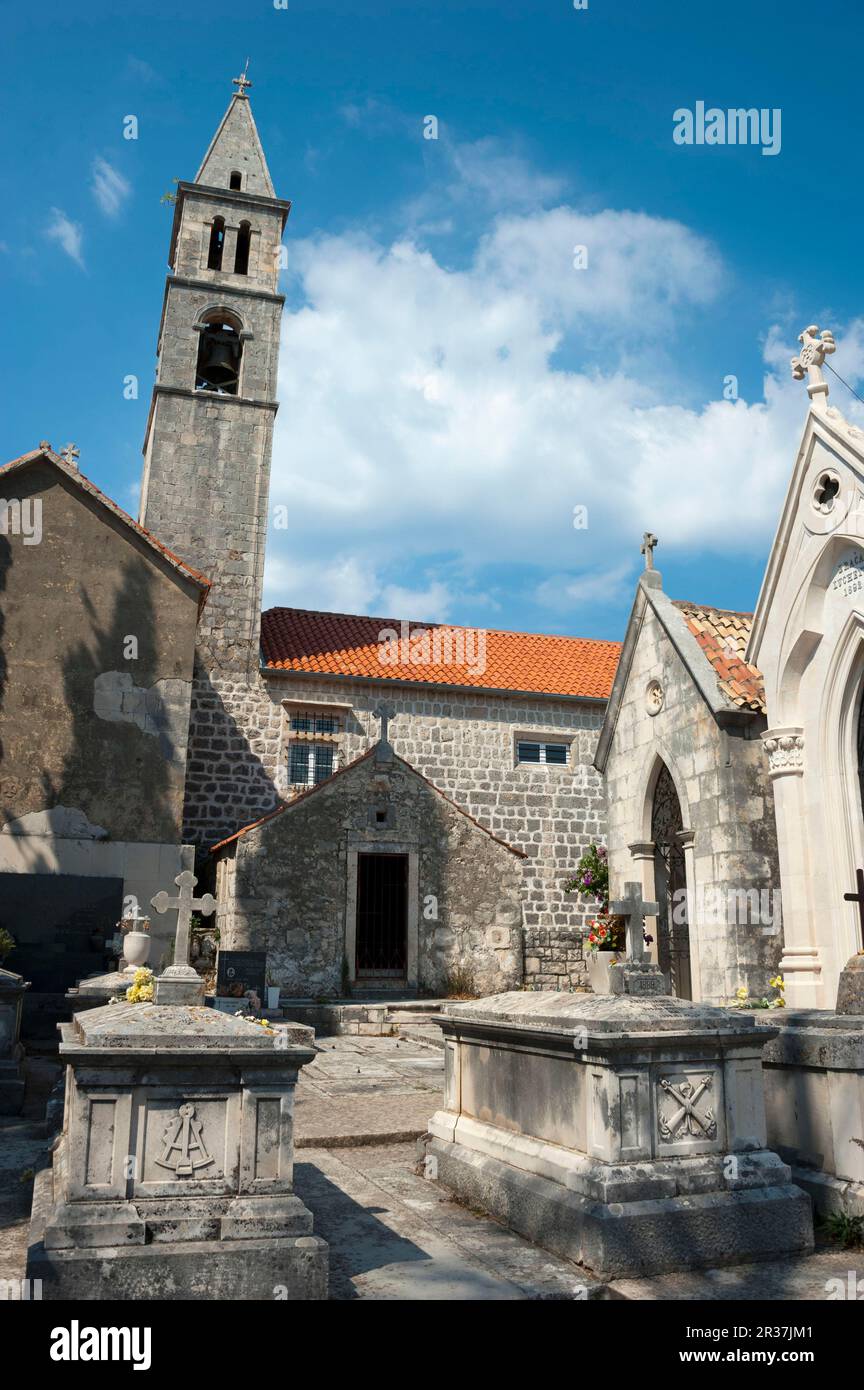 Franciscan Monastery and Cemetery, Podgorje, Peljesac Peninsula ...