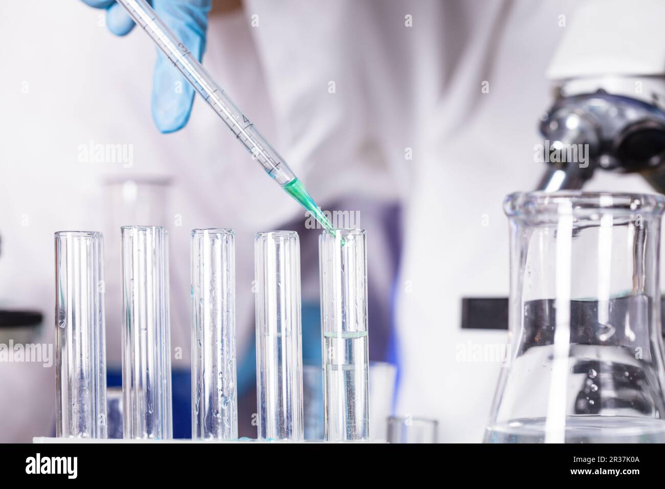 The Laboratory tubes Stock Photo - Alamy