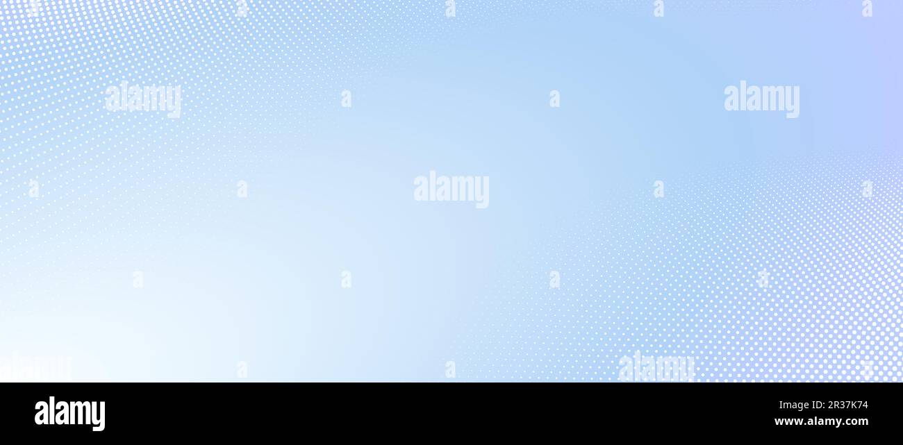 Halftone wave lines texture. White dotted stripes on light blue ...