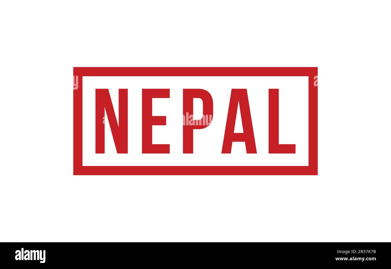 Nepal stamp vector vectors hi-res stock photography and images - Alamy