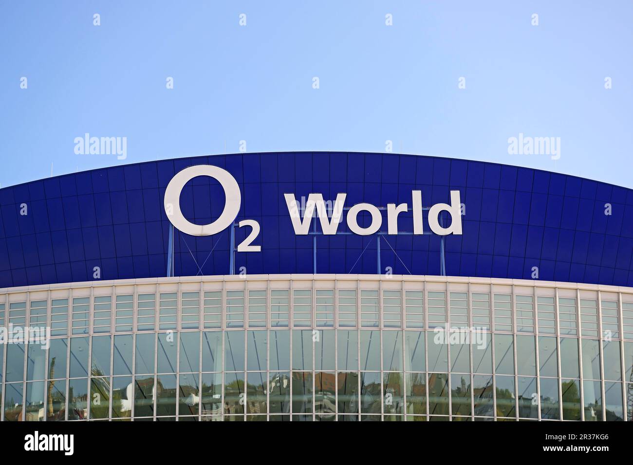 O2World lettering, multi-purpose hall, Berlin, Mitte, Germany Stock ...