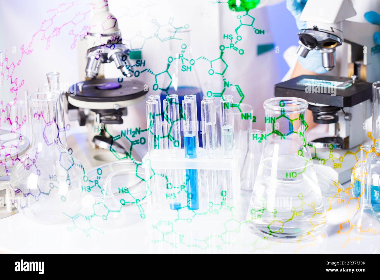 The Laboratory tubes Stock Photo - Alamy