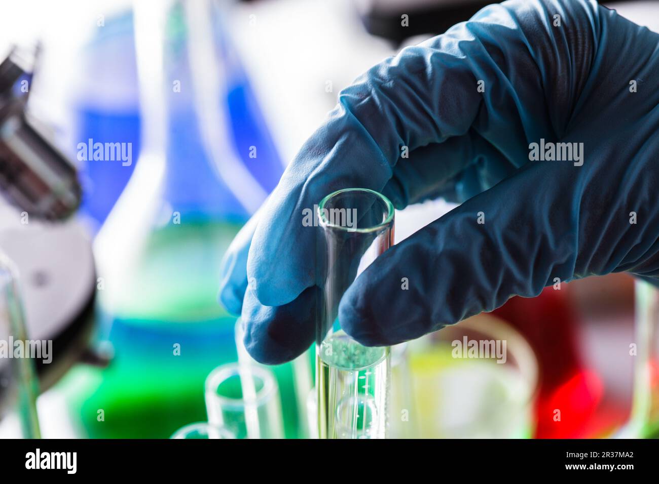 The Laboratory tubes Stock Photo - Alamy