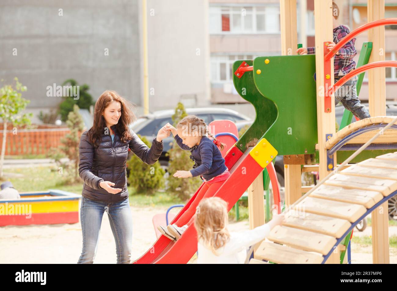 Children at the playground Stock Photo - Alamy