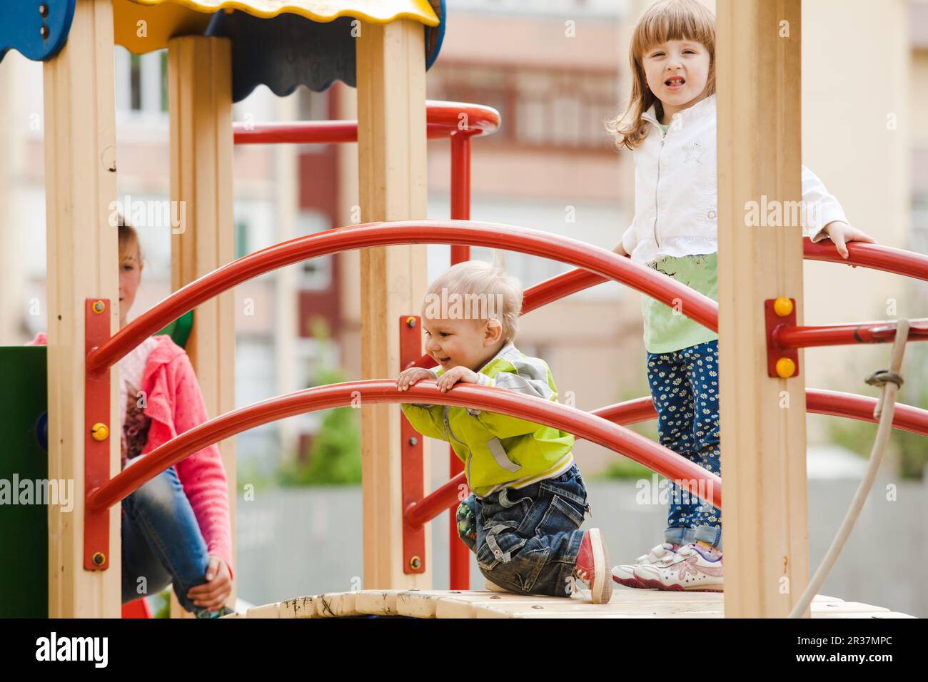 Children at the playground Stock Photo - Alamy