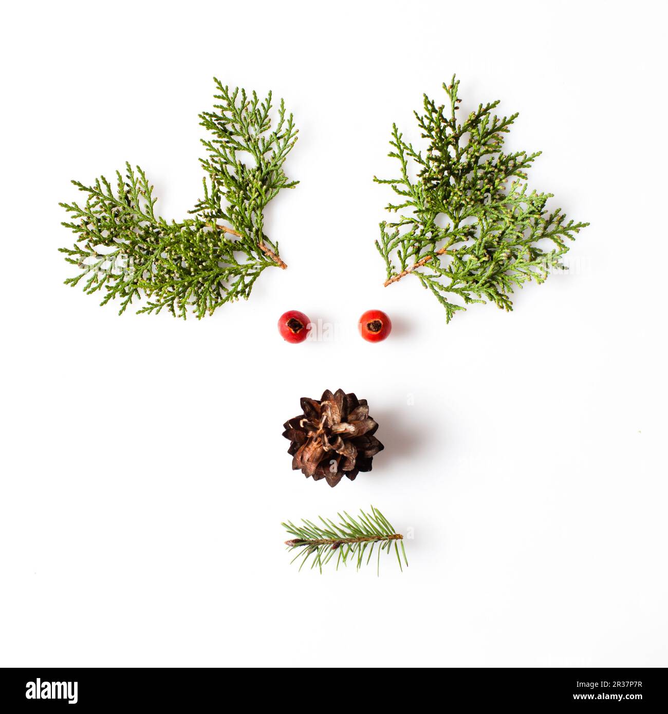 Christmas new year minimalistic Cut Out Stock Images & Pictures - Alamy