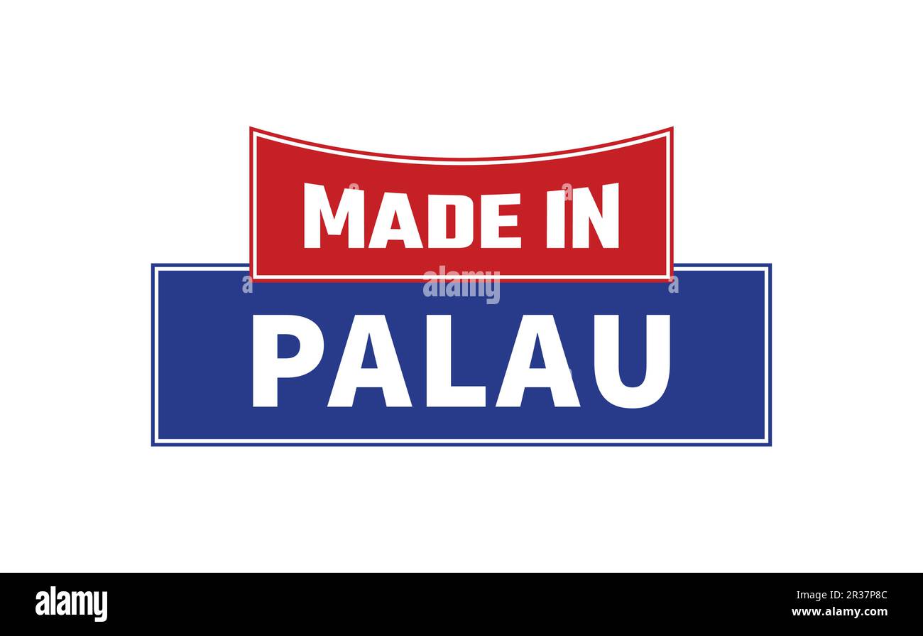 Made In Palau Seal Vector Stock Vector Image & Art - Alamy