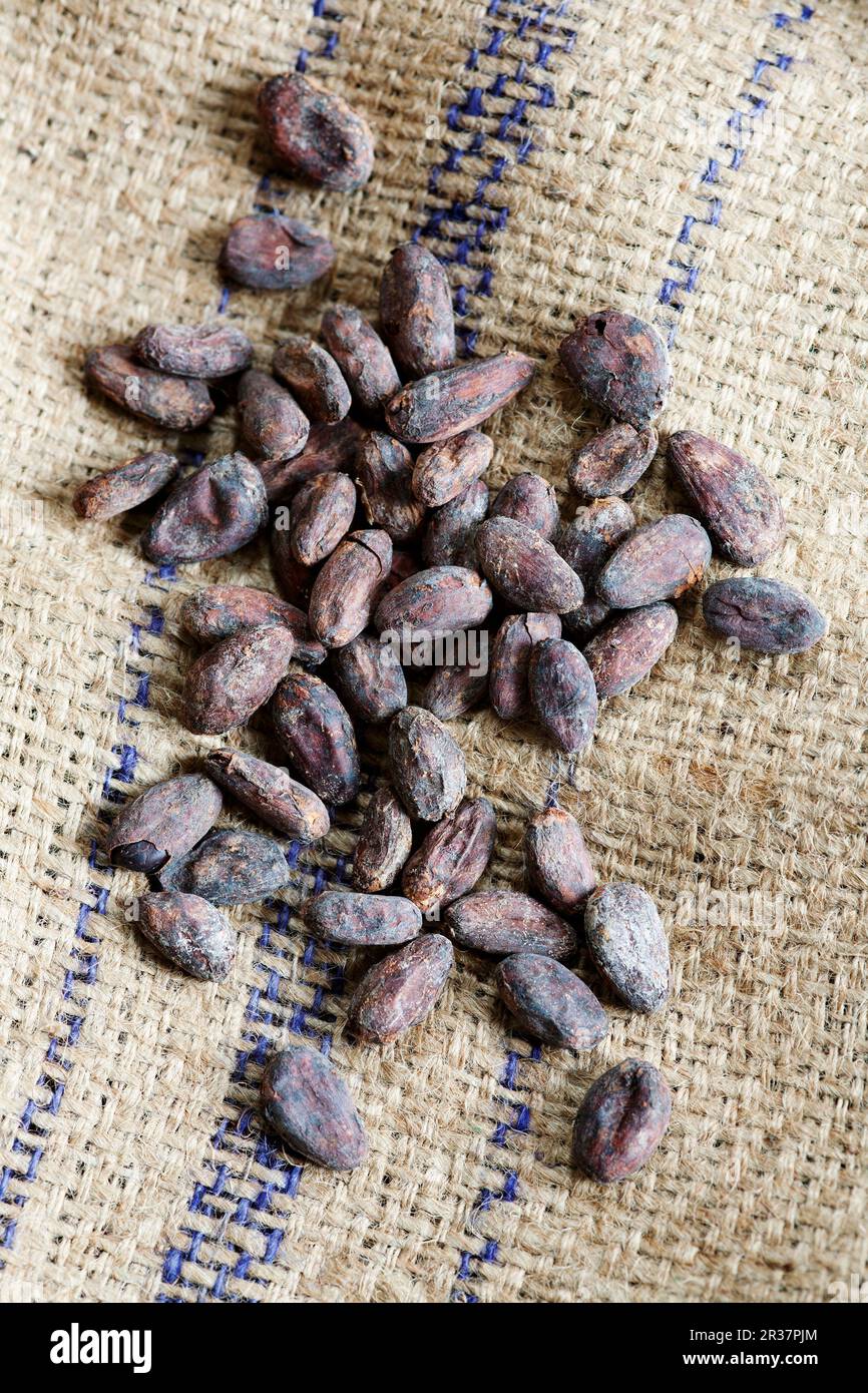 Cocoa jute sack hi-res stock photography and images - Alamy