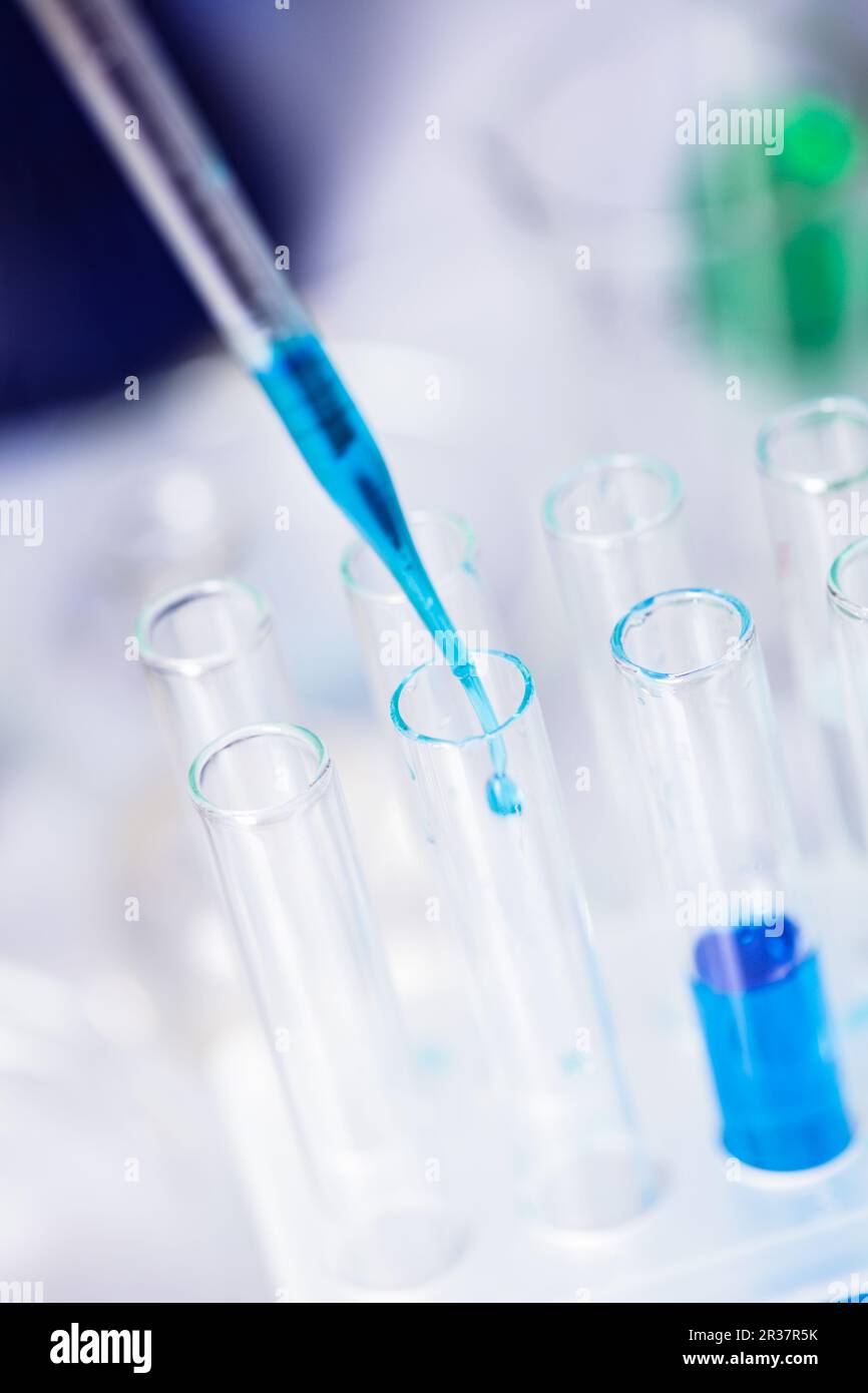 The Laboratory tubes Stock Photo - Alamy