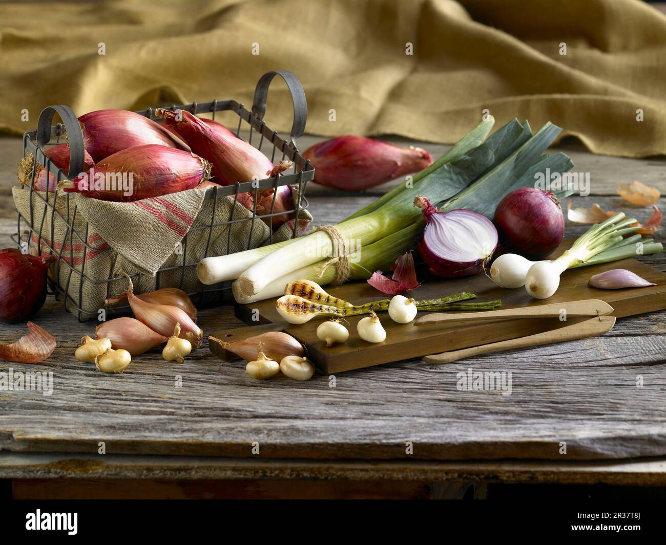Leek types hi-res stock photography and images - Alamy