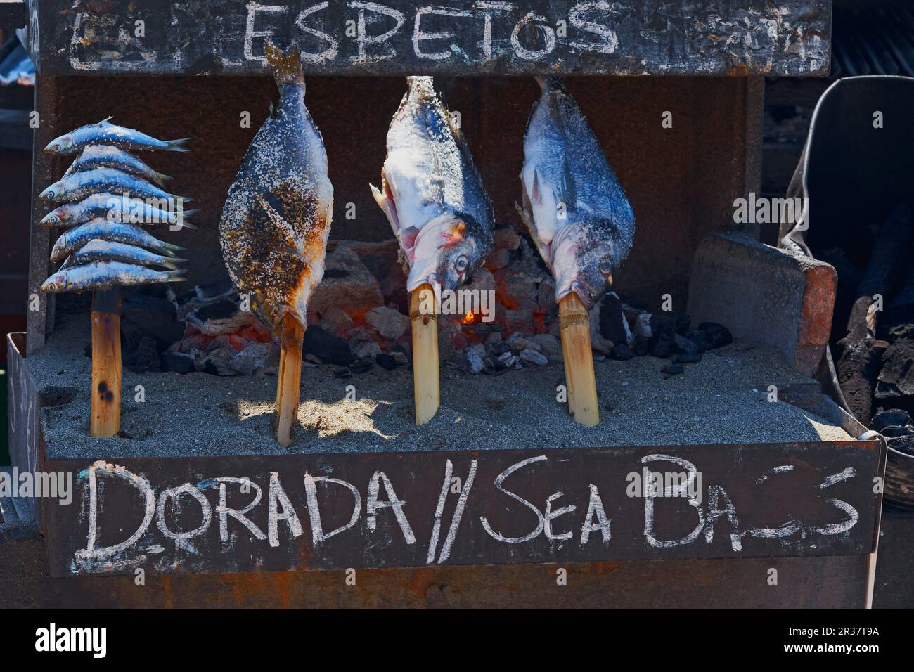 Benalmadena, Grilled Sardines, Espeto de Sardinas, Malaga, Andalucia ...