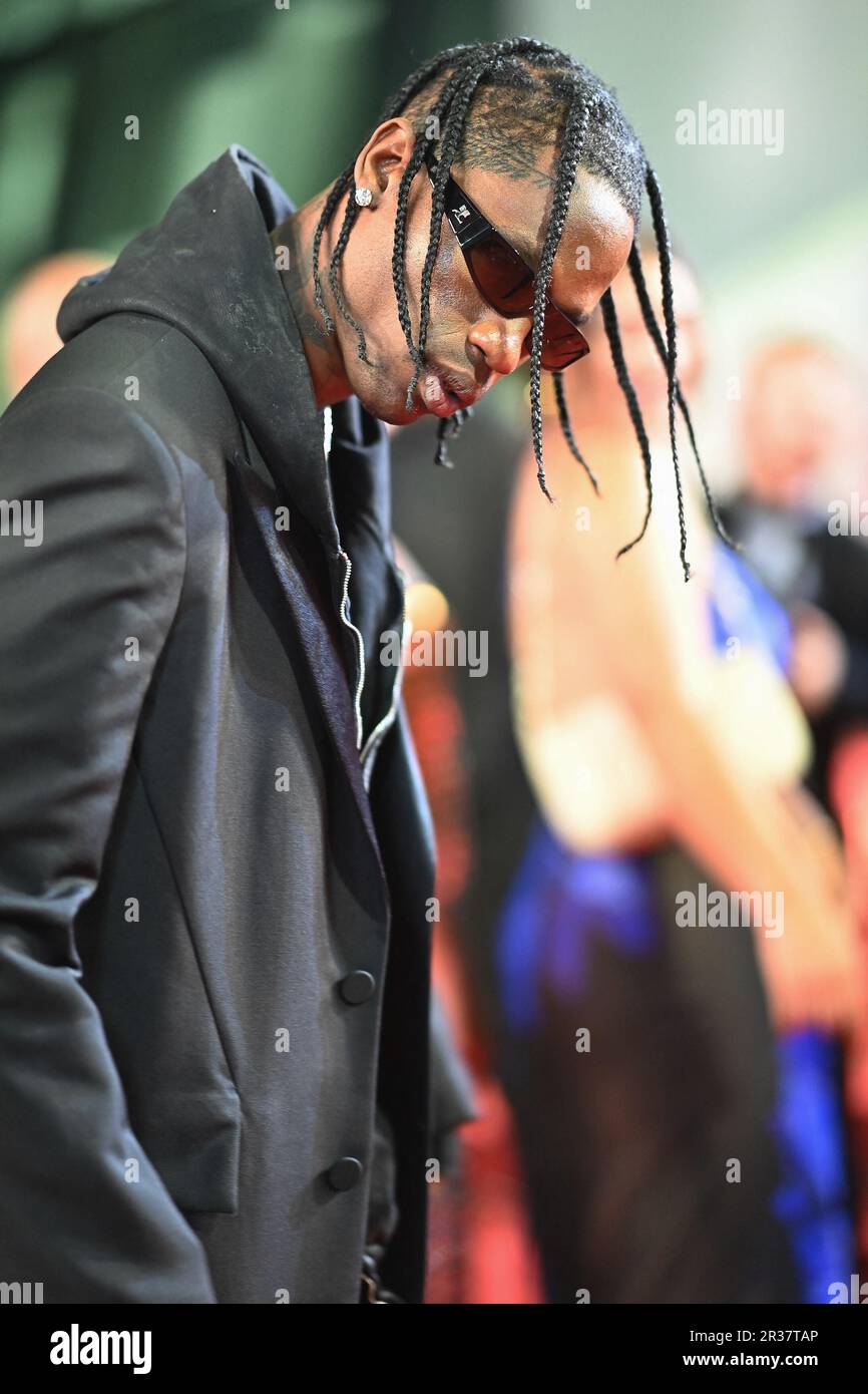 Cannes, France. 22nd May, 2023. Travis Scott attends the The Idol red ...
