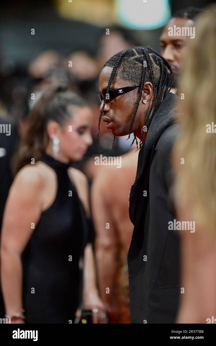 Cannes, France. 22nd May, 2023. Travis Scott attends the The Idol red ...