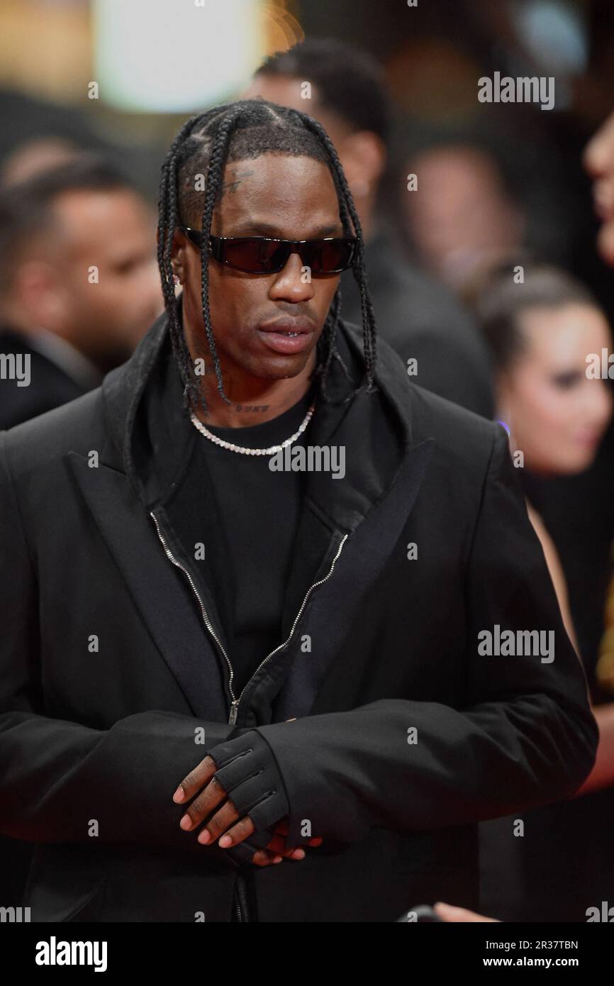 Cannes, France. 22nd May, 2023. Travis Scott attends the The Idol red ...