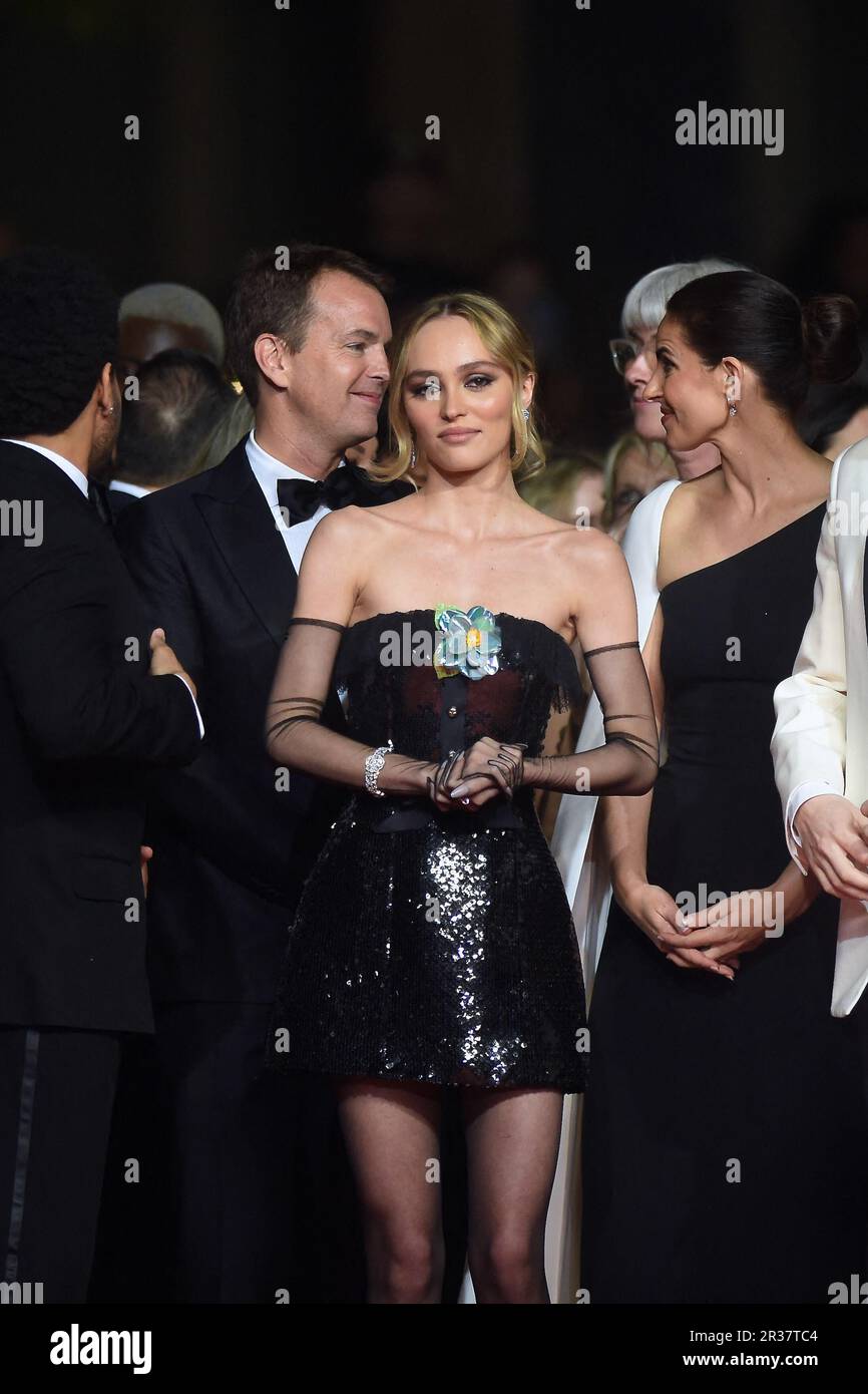 Cannes, France. 22nd May, 2023. attends the The Idol red carpet during the 76th annual Cannes ...