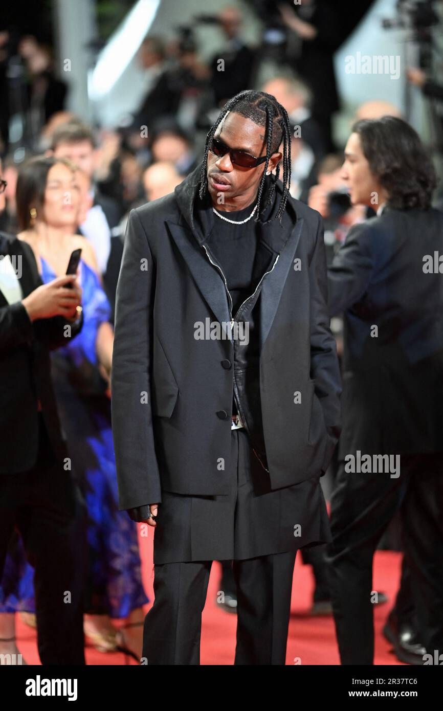 Cannes, France. 22nd May, 2023. Travis Scott attends the The Idol red ...