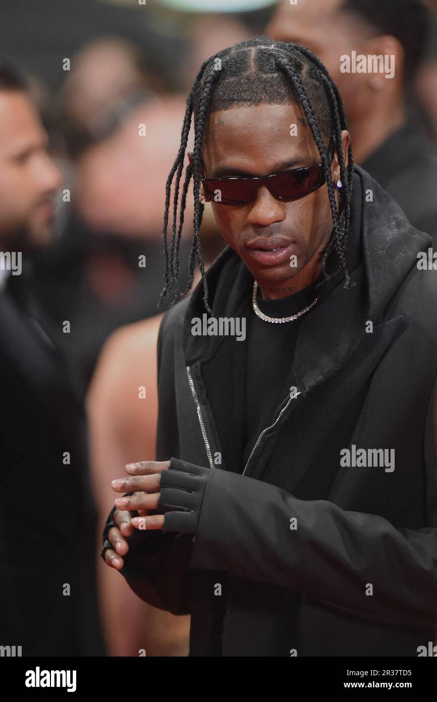 Cannes, France. 22nd May, 2023. Travis Scott attends the The Idol red ...