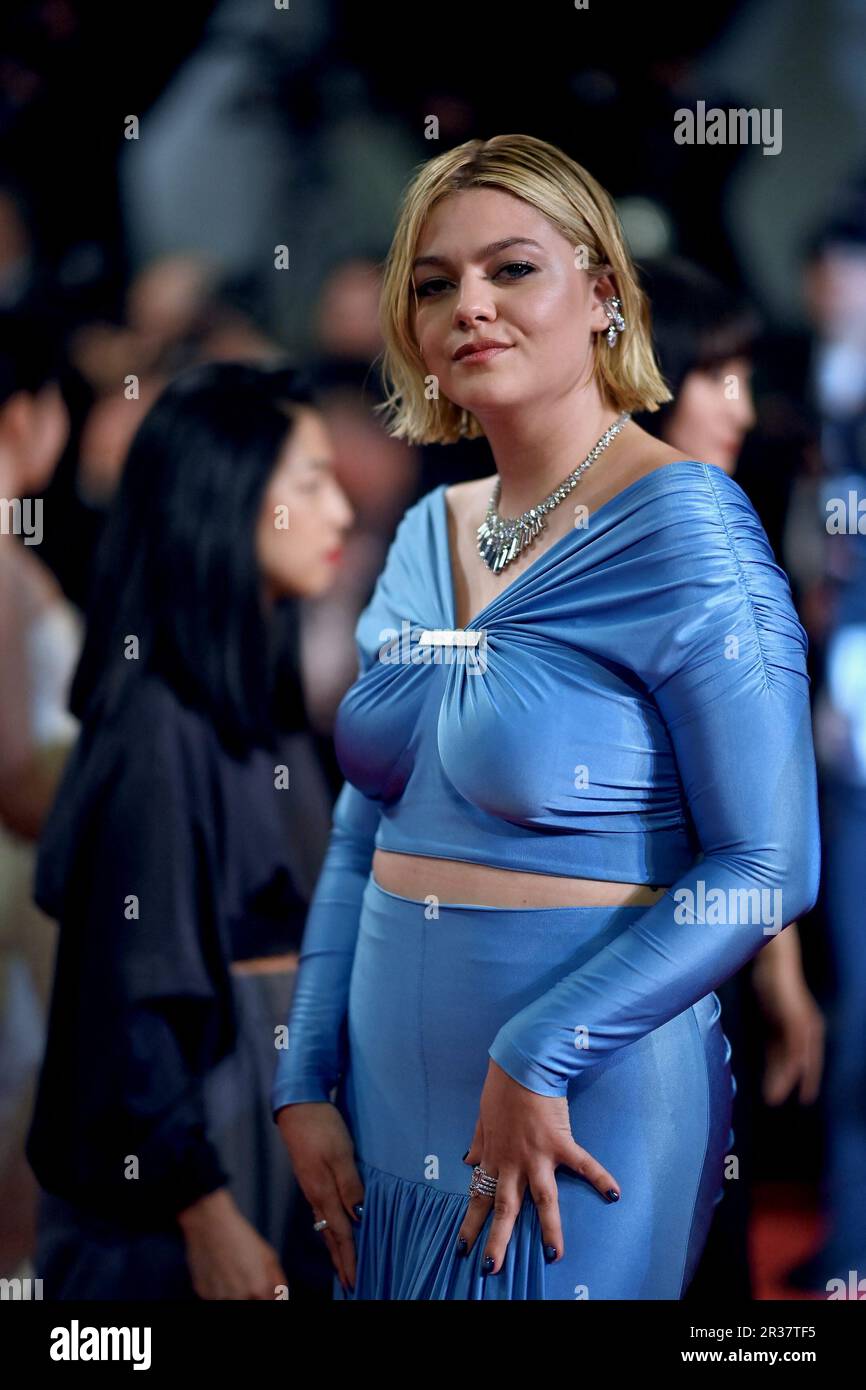 Cannes, France. 22nd May, 2023. Louane during the 76th annual Cannes ...