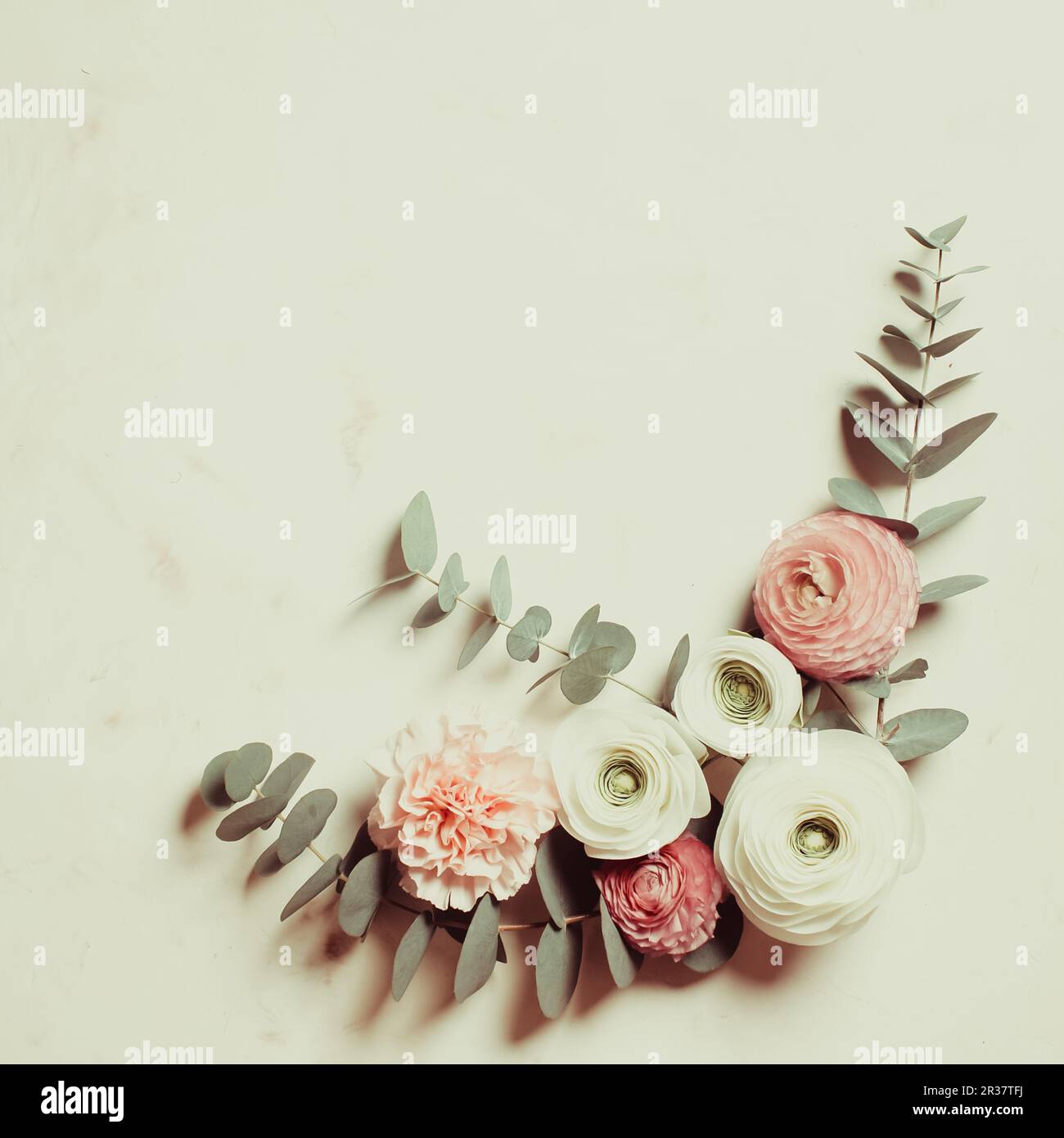 Vintage spring corner frame hi-res stock photography and images - Alamy