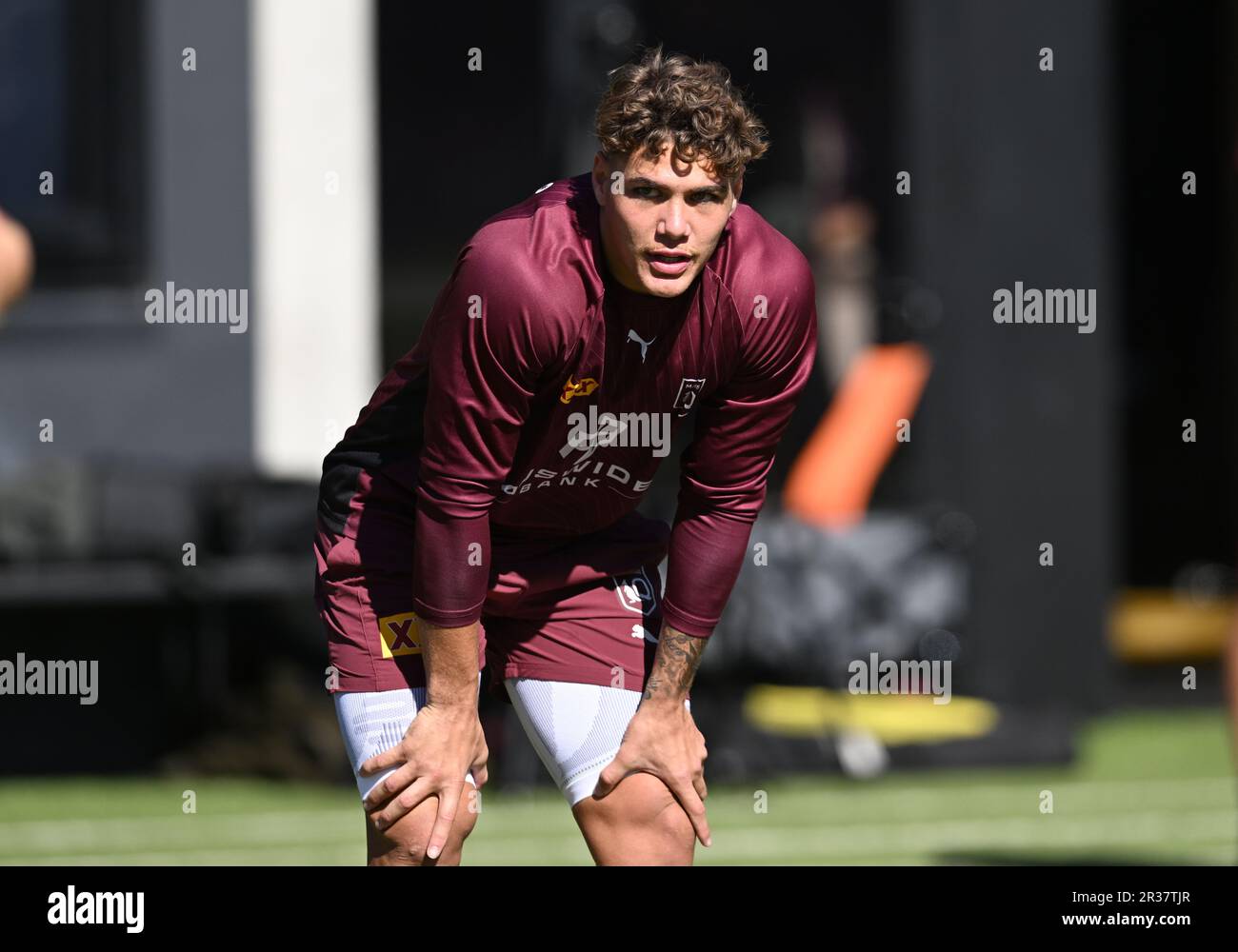 Reece Walsh is seen during a Queensland Maroons State of Origin team ...