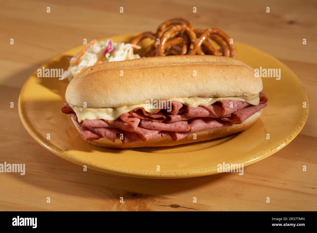 Po boy sandwich with pastrami and cheese (USA Stock Photo - Alamy