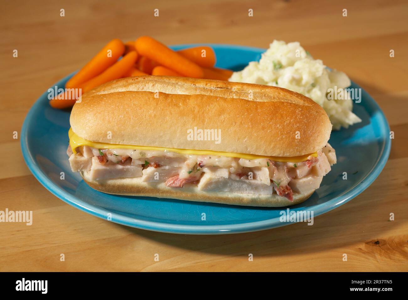 Po Boy sandwich with chicken, ham and cheese (USA Stock Photo - Alamy