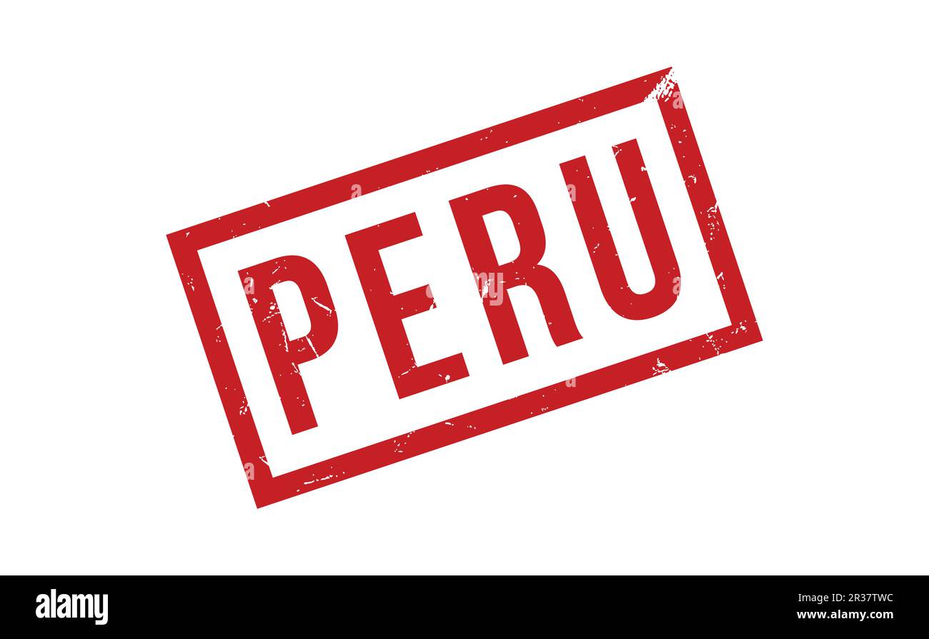 Stamp peru Stock Vector Images - Alamy