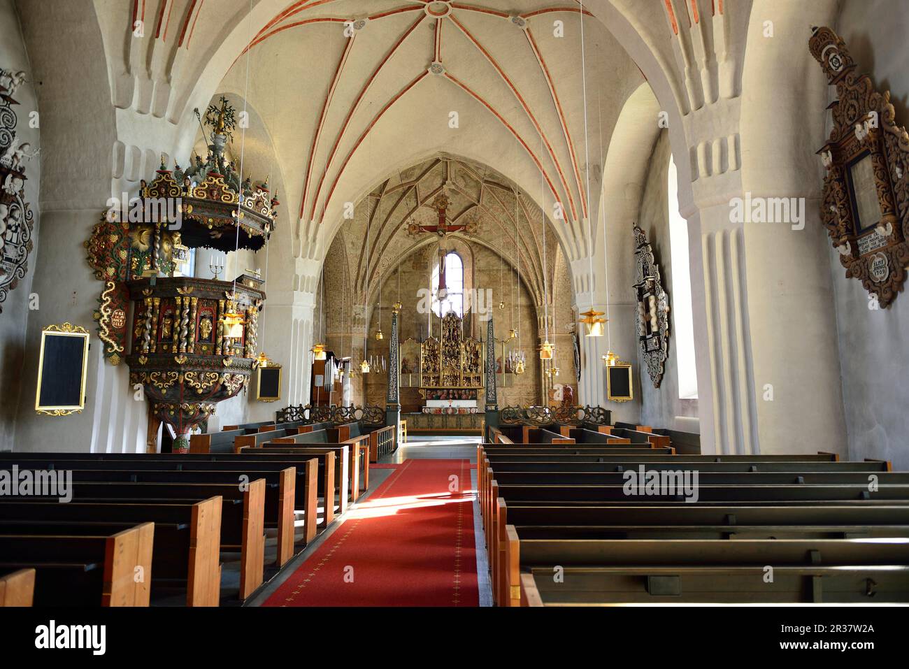Church, Church Town, Gammelstad (Old Town) Lulea, Norbotten, Sweden2 ...