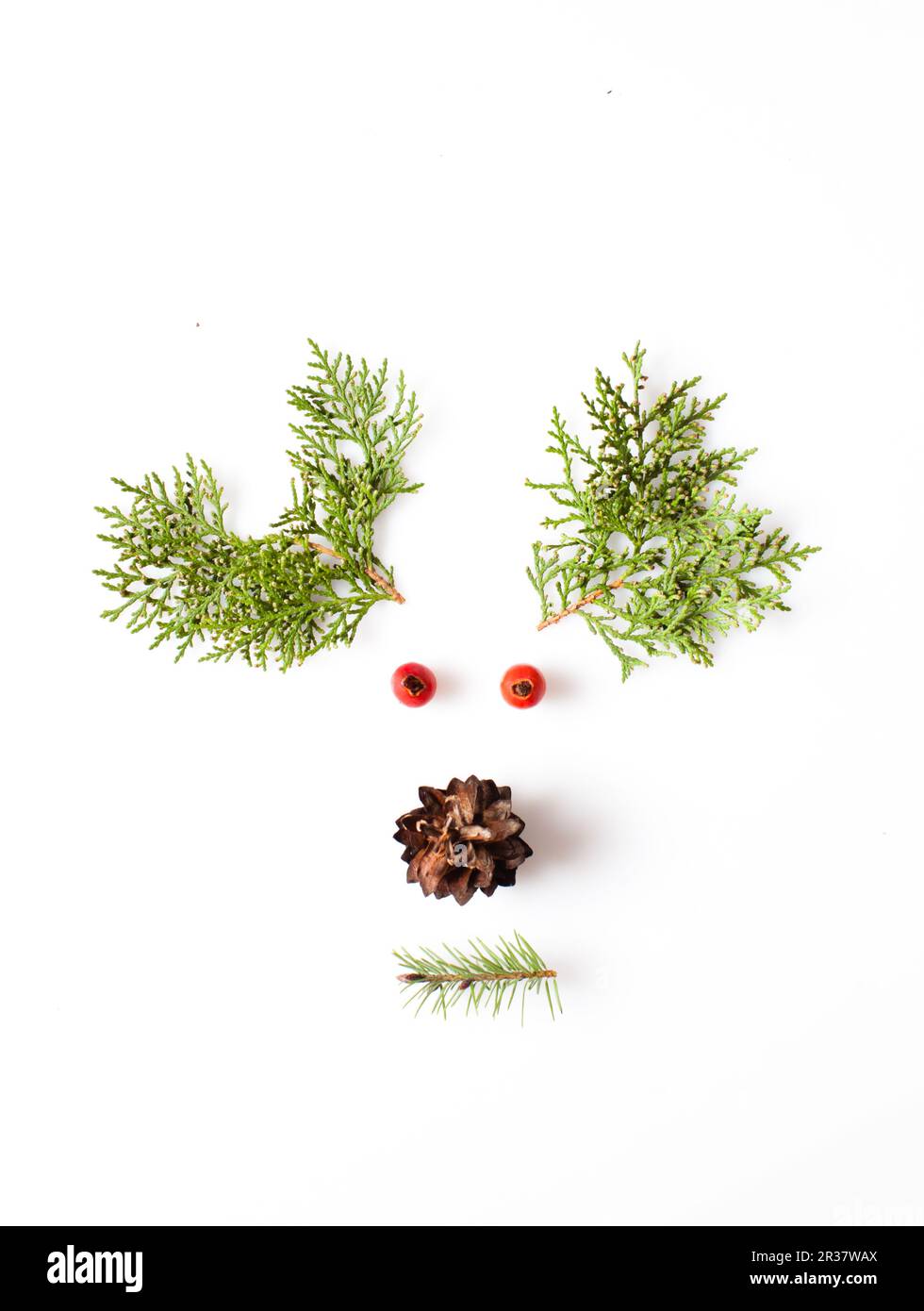 Christmas new year minimalistic Cut Out Stock Images & Pictures - Alamy