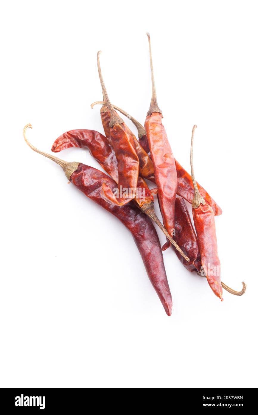 Dry red chilli pepper Stock Photo - Alamy
