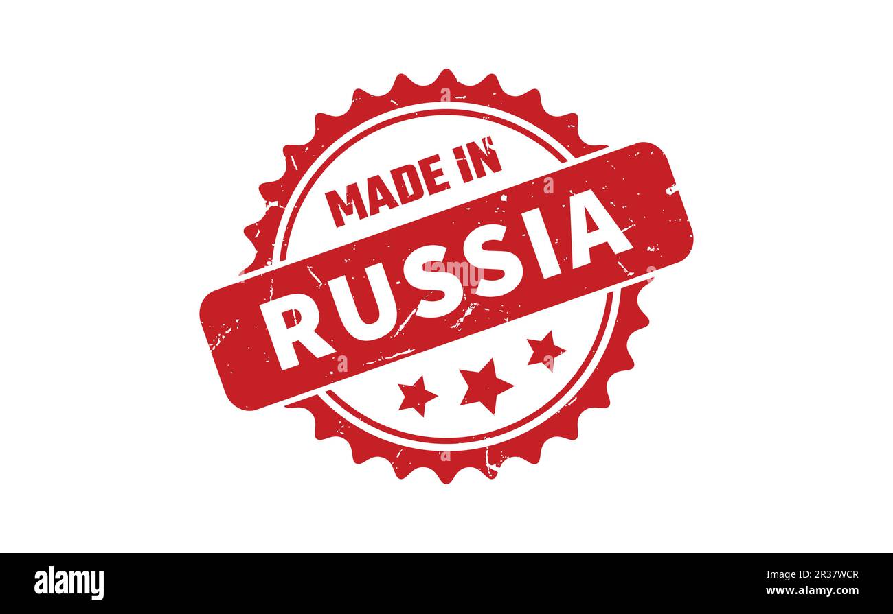 Made in russia red Stock Vector Images - Alamy
