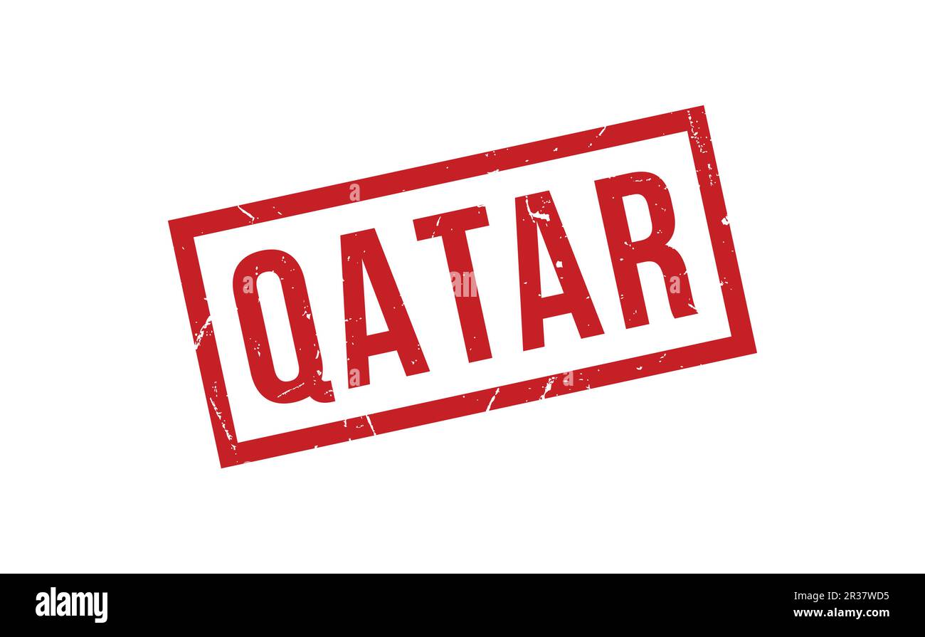 Qatar stamp vector vectors hi-res stock photography and images - Alamy