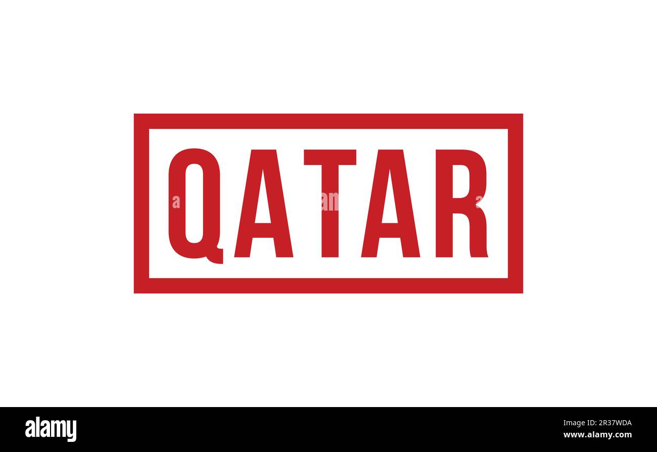 Qatar stamp vector vectors hi-res stock photography and images - Alamy